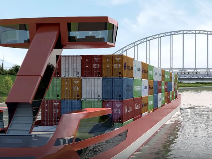 Portliner - das erste elektrische Containerschiff - Energieleben